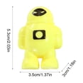 2 Pcs Cartoon Astronaut Robot Eraser and Pencil Sharpener, Single Point ...