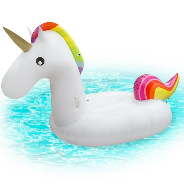 Big Inflatable Unicorn Pool Float - Walmart.com