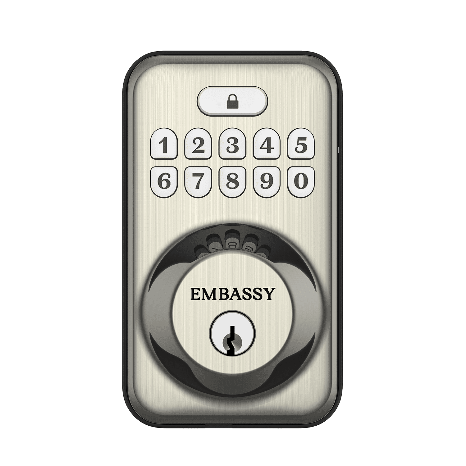 Embassy Keyless Entry Electronic Door Lock With Illuminated Embassy Keyless Entry Electronic Door Lock With Illuminated