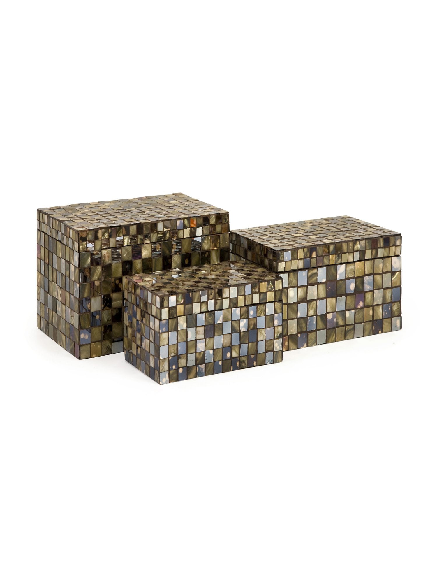 Noida Mosaic Boxes - Set of 3 - Walmart.com