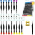 18PCS Mini Precision Screwdriver Set With Case, Lengnoyp Magnetic Small ...