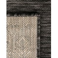 Unique Loom Outdoor Border Collection Area Rug - Floral Border (10' 8 ...