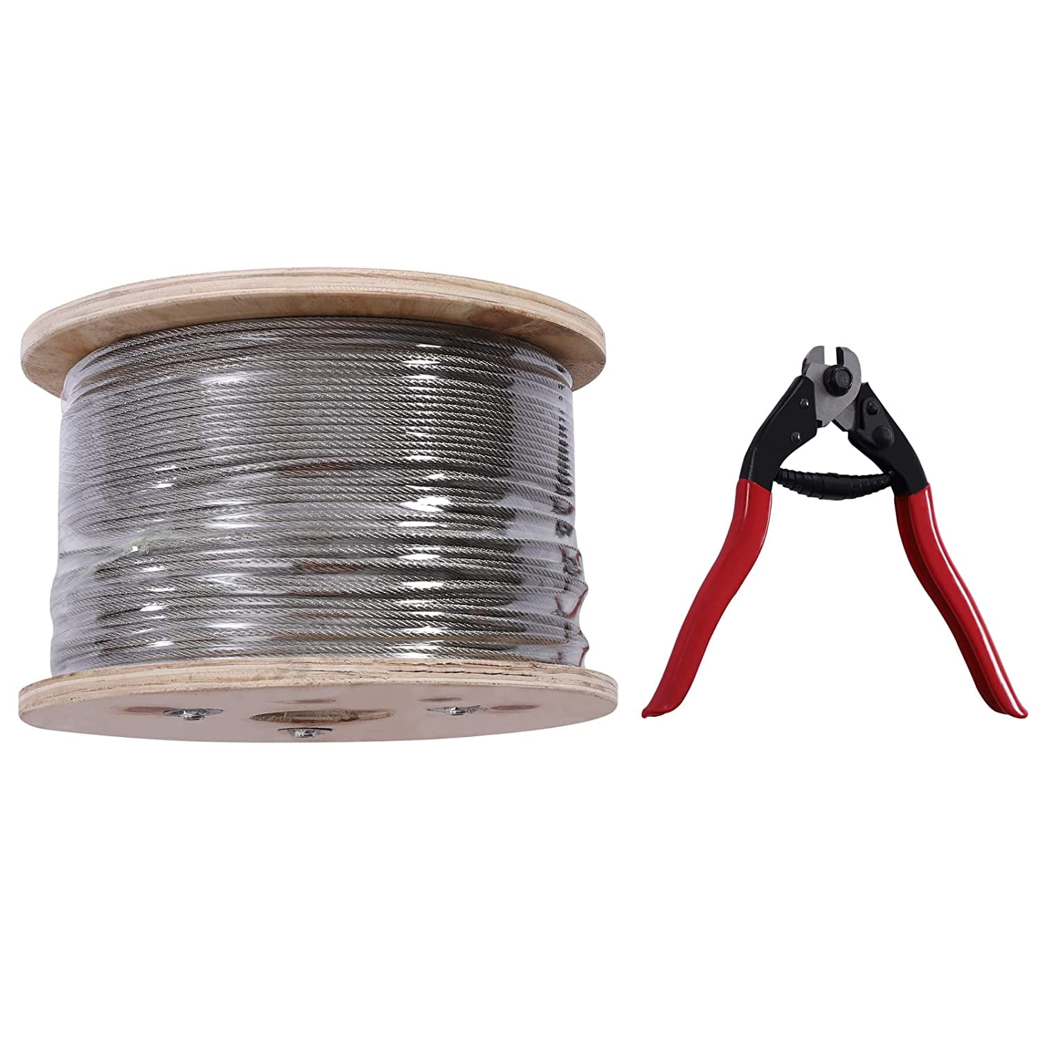 Miumaeov 1/8" Stainless Steel Cable Wire Rope Aircraft Cable 1200FT ...