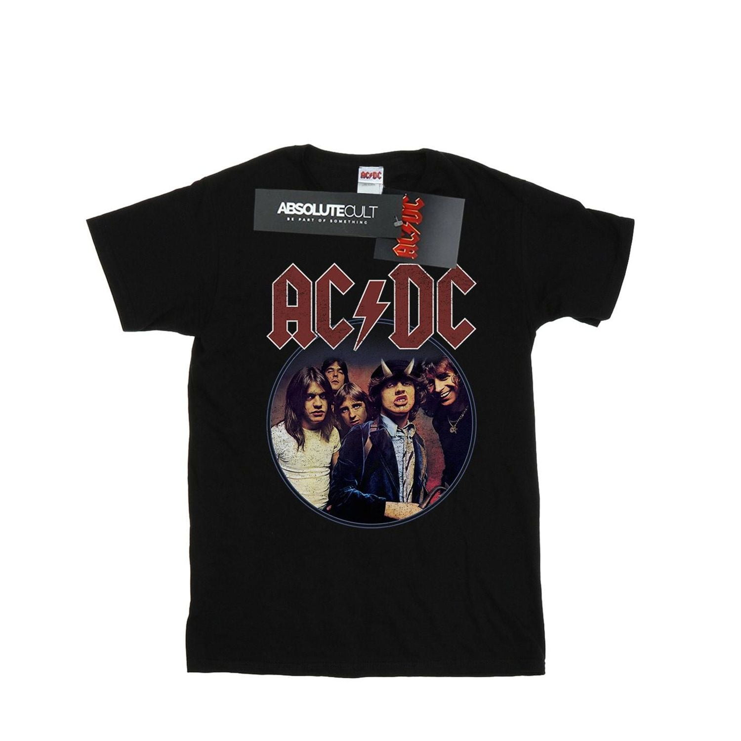 Click here for Acdc Ac/Dc Boys Highway To Hell Circle T-Shirt 5-6... prices