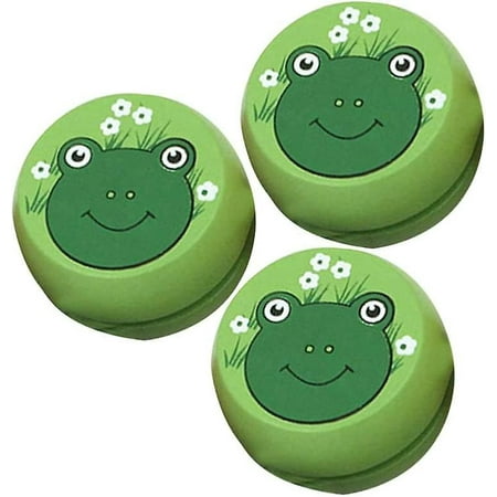 3pcs Frog Yoyo Toys Wooden Yo Yo Ball Animal Yoyo For Kids Children Toy ...