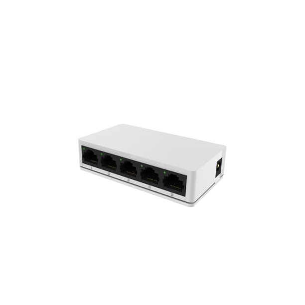 PIX-LINK 5 Port 100Mbit Unmanaged Ethernet Network Switch, Ethernet ...