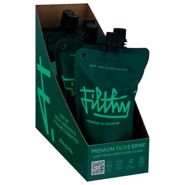 Filthy Food Olive Brine - Premium Cocktail Brine - Non-GMO, Vegan ...
