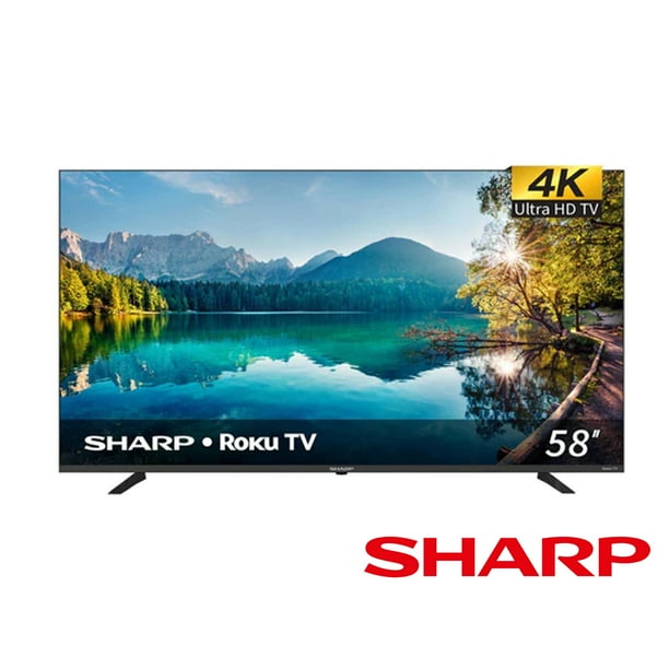 Smart TV SHARP 58 Pulg Aquos Frameless 4K UHD 4TC58EL8UR | Walmart en línea