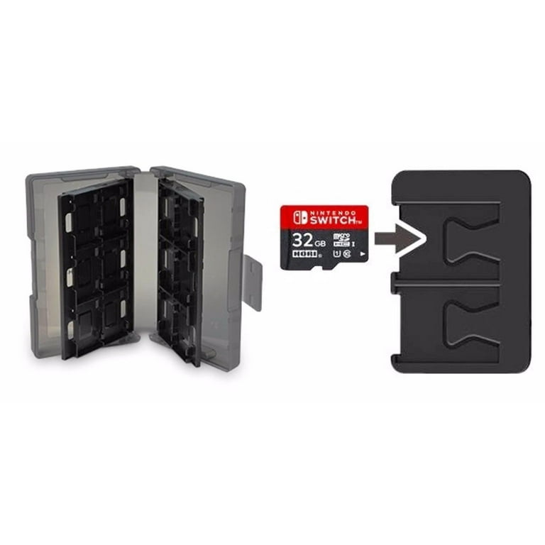 HORI Nintendo Switch Game Card Case 24 Black