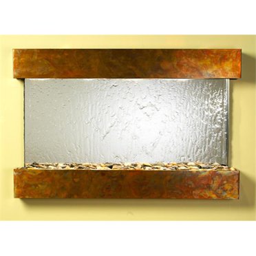 Adagio Whispering Creek Wall Fountain - Silver Mirror - Small - Walmart.com
