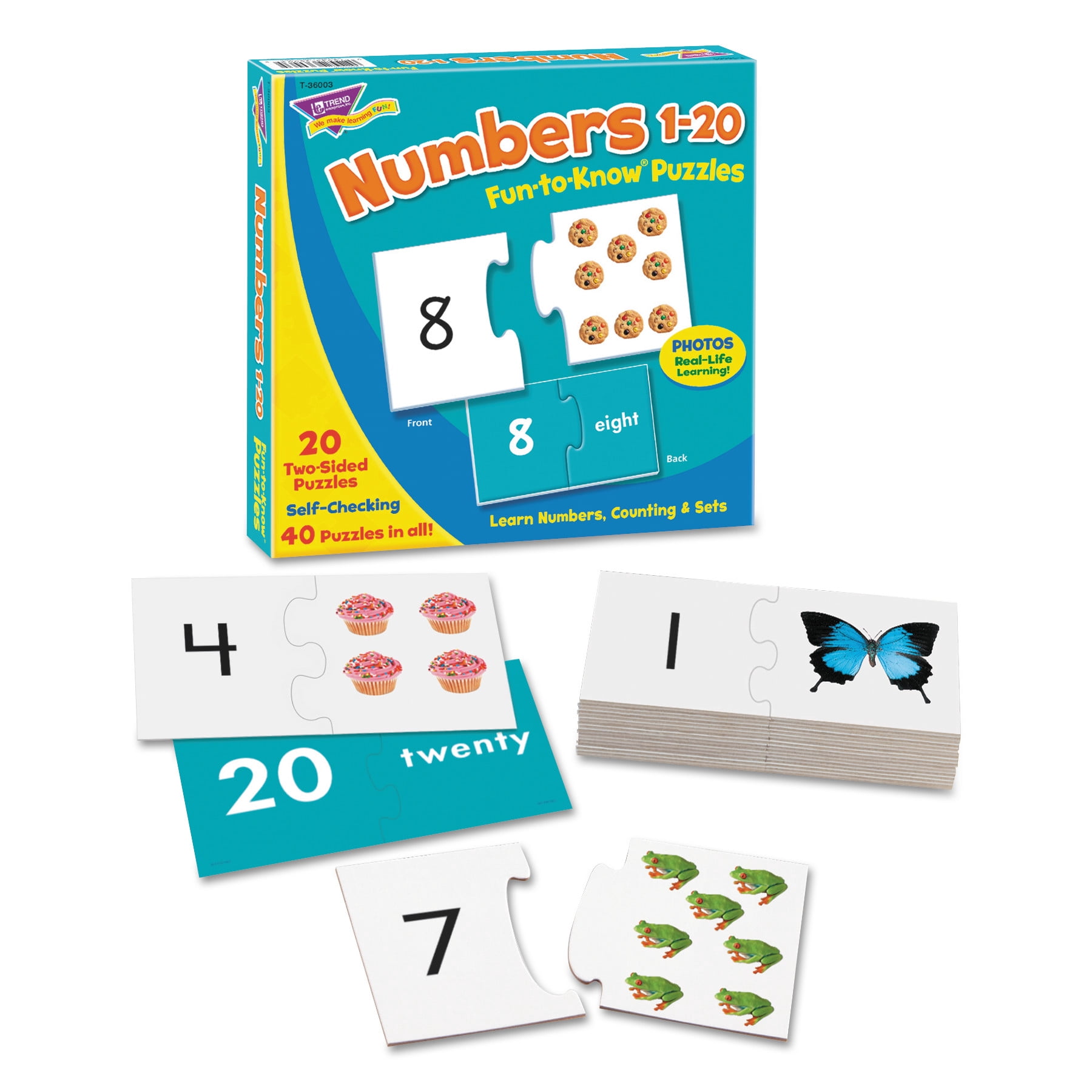 TREND Fun to Know Puzzles, Numbers 1-20 -TEPT36003 Qatar | Ubuy