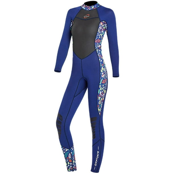 Women Wetsuits - 3mm Neopreno,Keep Warm Full Body Diving Suit,Long ...