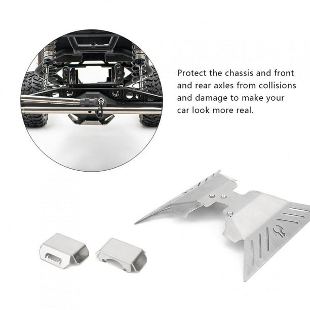 RC Car Plate RC Guard Plate, Front And Rear Axles RC Chassis Guard, For ...
