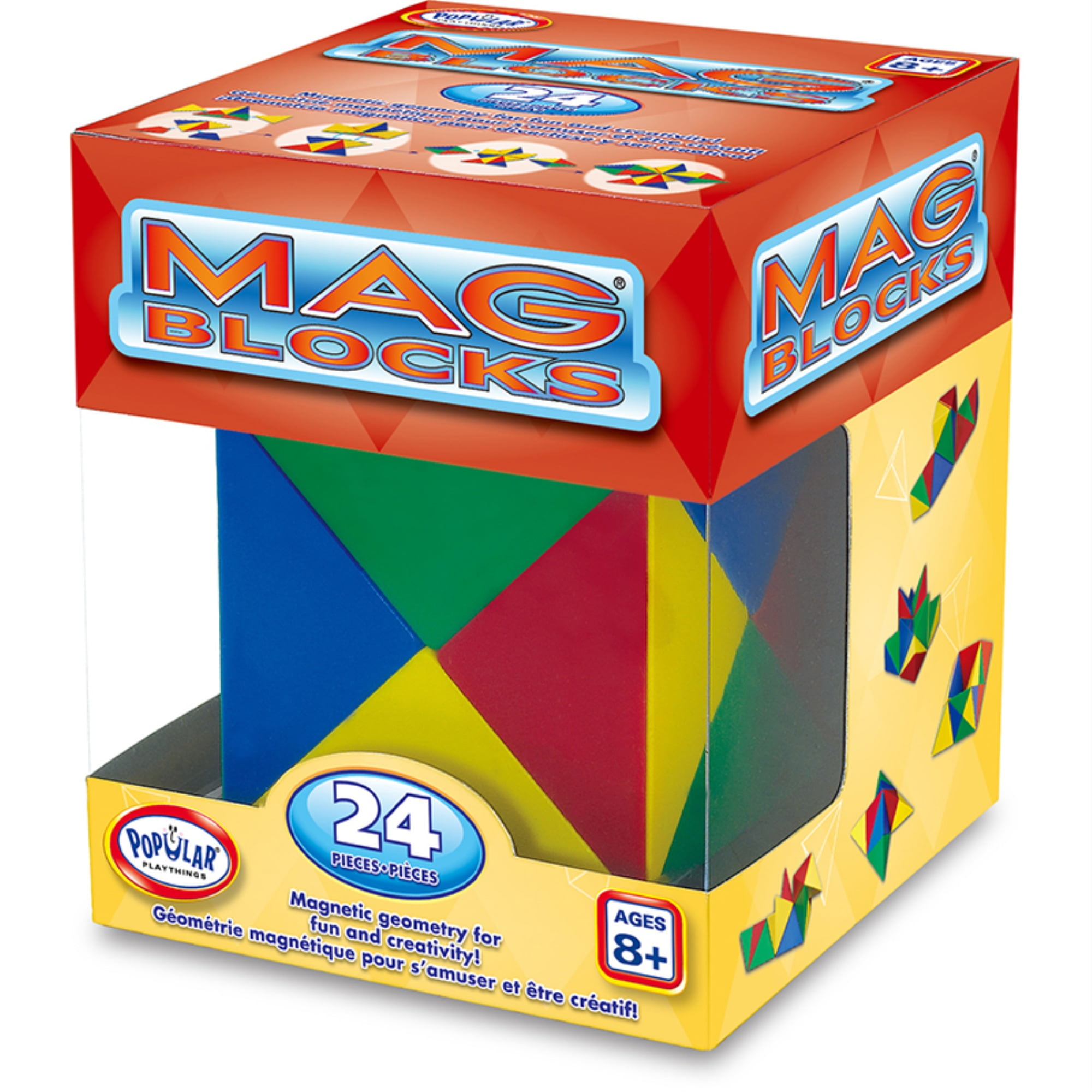 Mag-Blocks 24-Piece Set - Walmart.com
