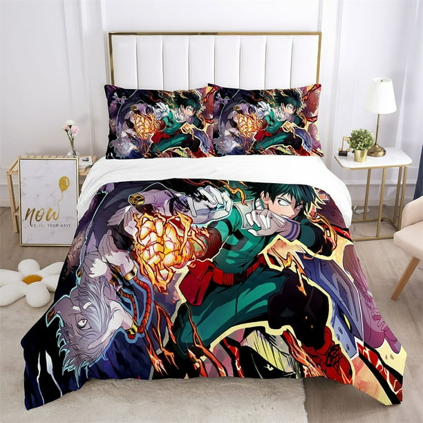 3D Cool My Hero Academia Bedding Bed Set Twin Full Queen King Size with ...