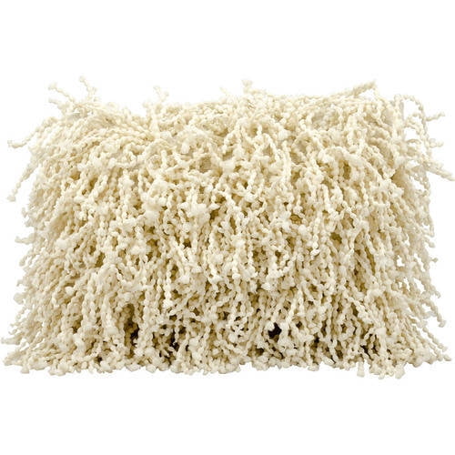 Nourison Fugga Funky Contemporary Shag Decorative Throw Pillow, 24" x ...