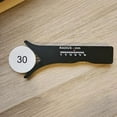 Sliding Measurement Gauge Measuring Ruler from 0-50mm for Engineering ...