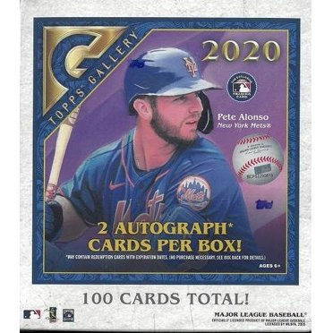 2020 Topps Gallery MLB Baseball Trading Cards Blaster Box- 28 Cards + 1 ...