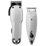 Andis Pro Barber Hair Cutting Machine - Clipper & Trimmer Combo Set ...
