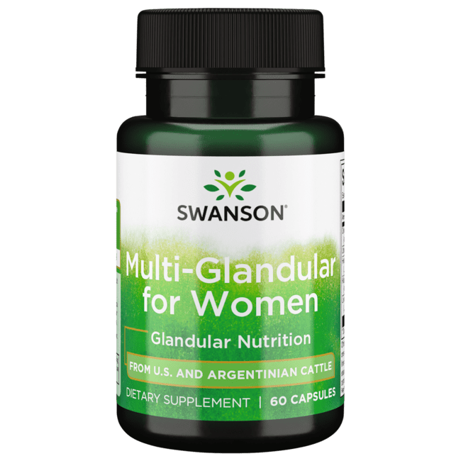 Swanson Multi-Glandular For Women 60 Capsules - Walmart.com