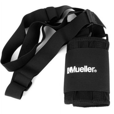 Mueller Lumbar Support Adjustable Back Brace, Lower Pain Relief, Black ...
