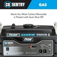 Pulsar 3,500-Watt Gasoline Powered Generator with CO Shutdown Sensor ...