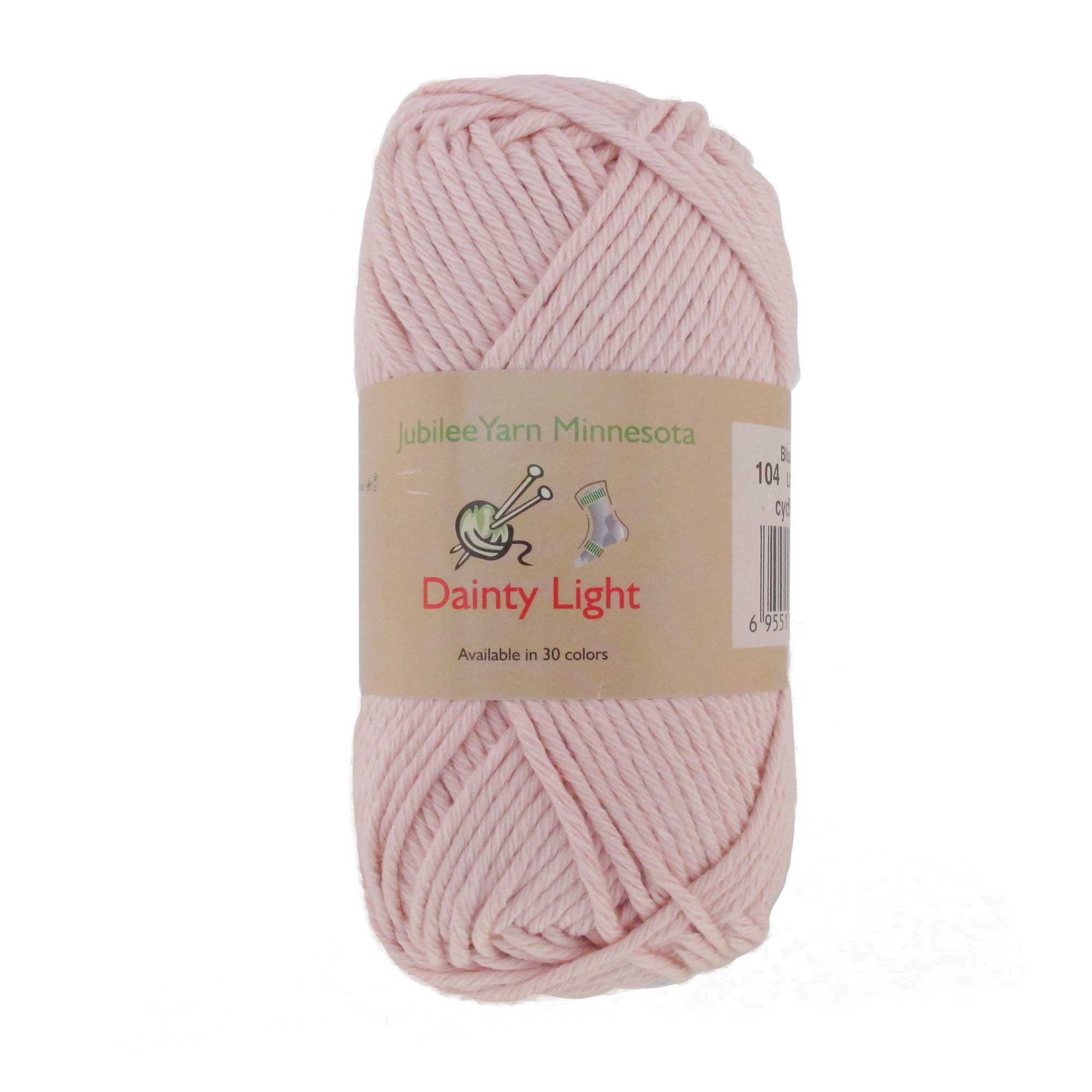 JubileeYarn Medium Gauge Worsted Weight Yarn - Dainty Light - 2 Skeins ...