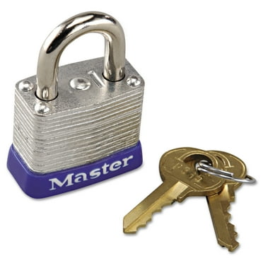 Master Lock 2 in. H X 7/8 in. W X 1-7/8 in. L Steel 3-Dial Combination ...