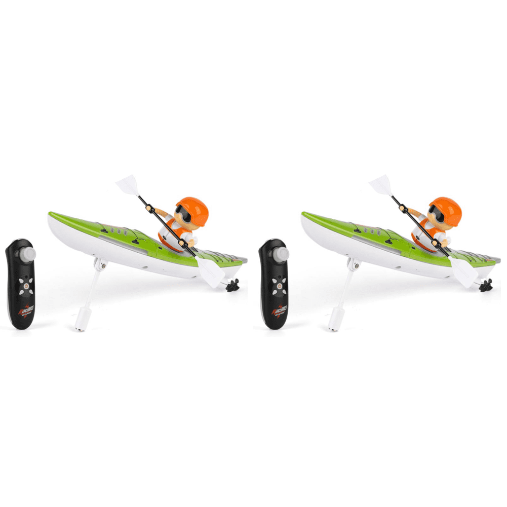 Barco Control Remoto 2 4 Ghz Kayak RC Acuáticos Verano para () Verde ...