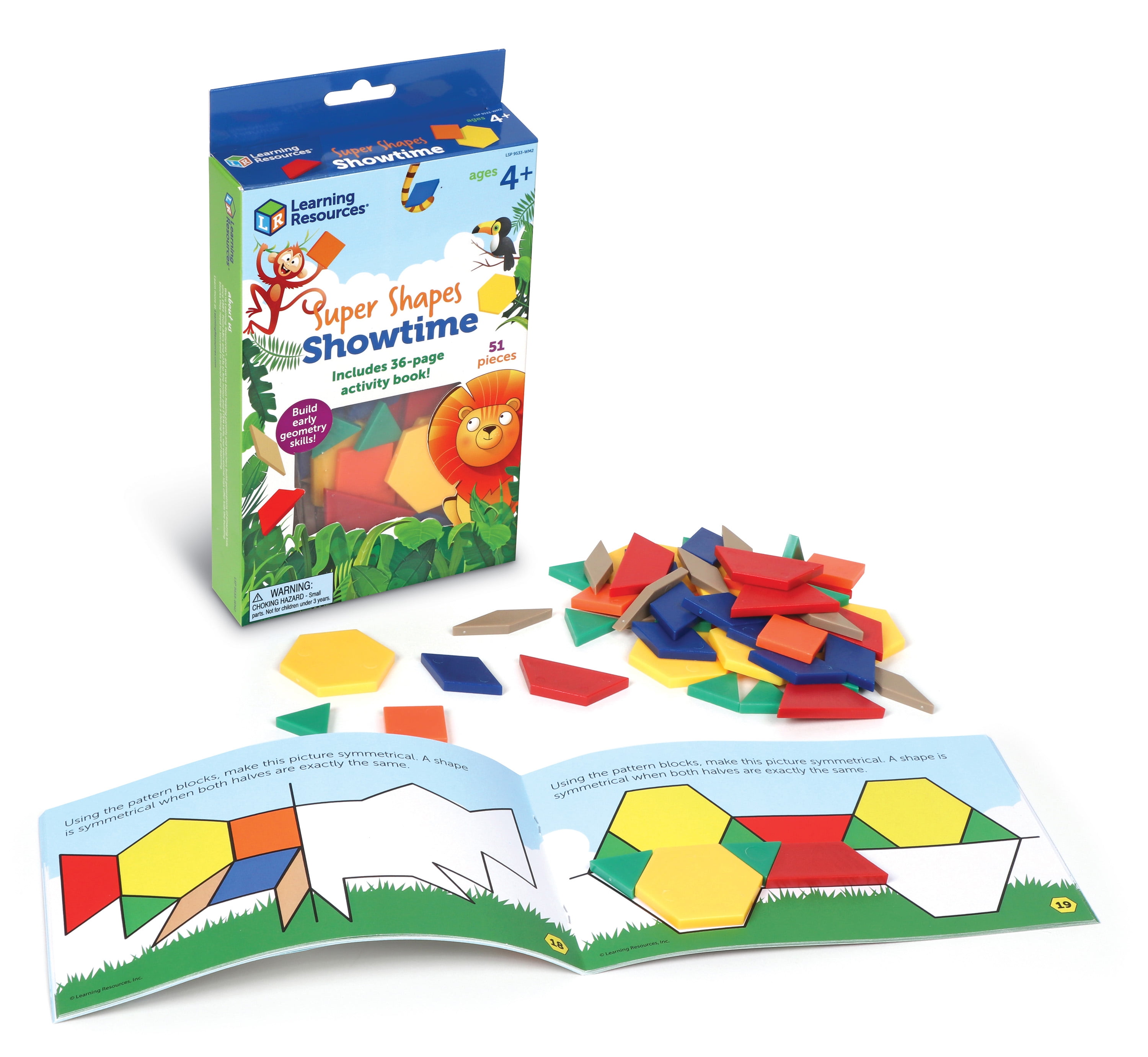Learning Resources Super Shapes Showtime - Shapes Learning Activities ...