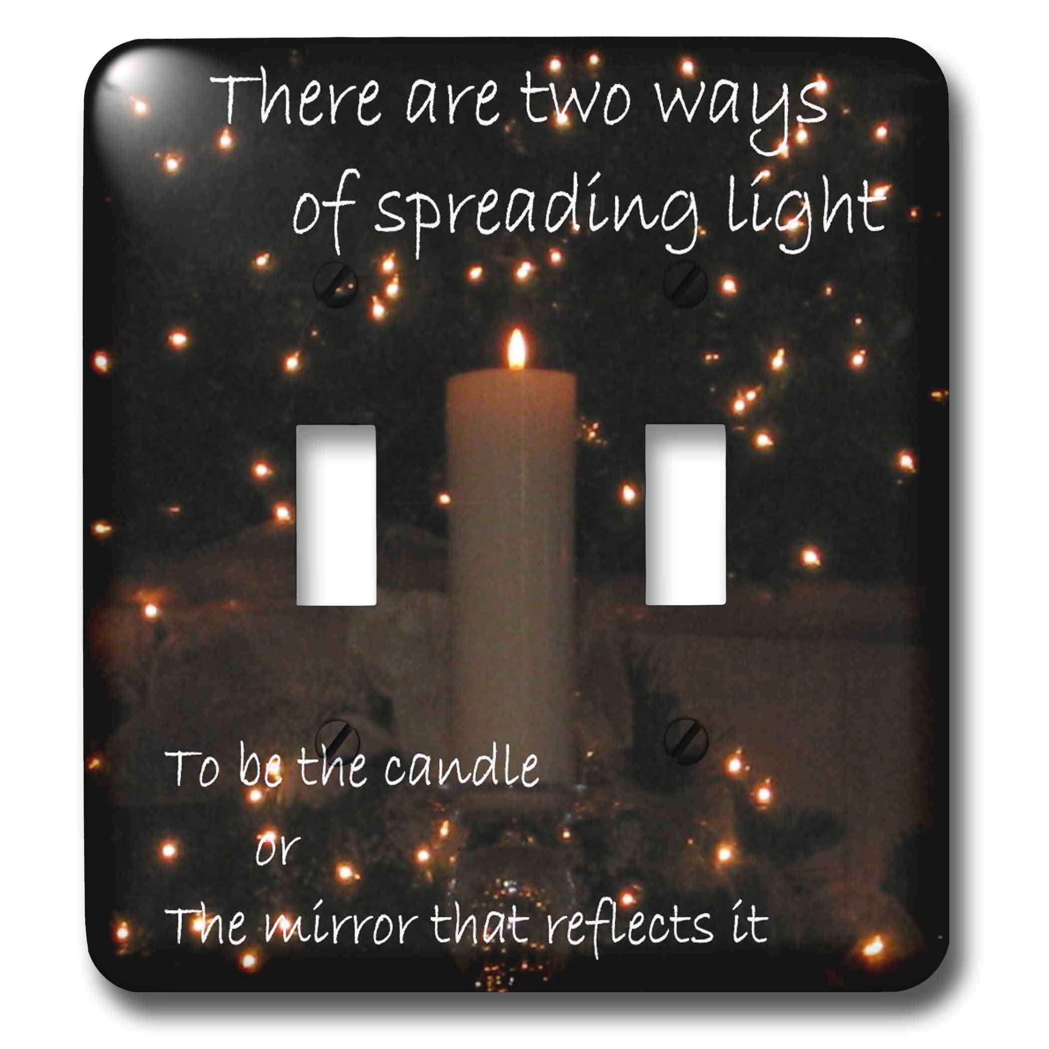Inspirational Candle double toggle switch lsp-23655-2 - Walmart.com