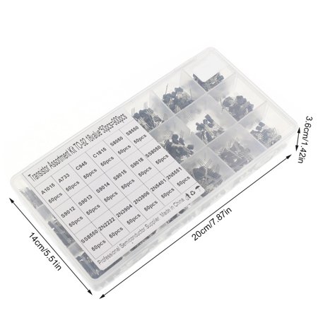 900 Pieces/Kit TO-92 Triode Transistor Plastic Iron ability; which is ...