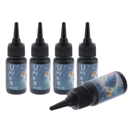 5Pc DIY Hard Type Resin Crystal Clear Glue Curing for Epoxy Resin ...