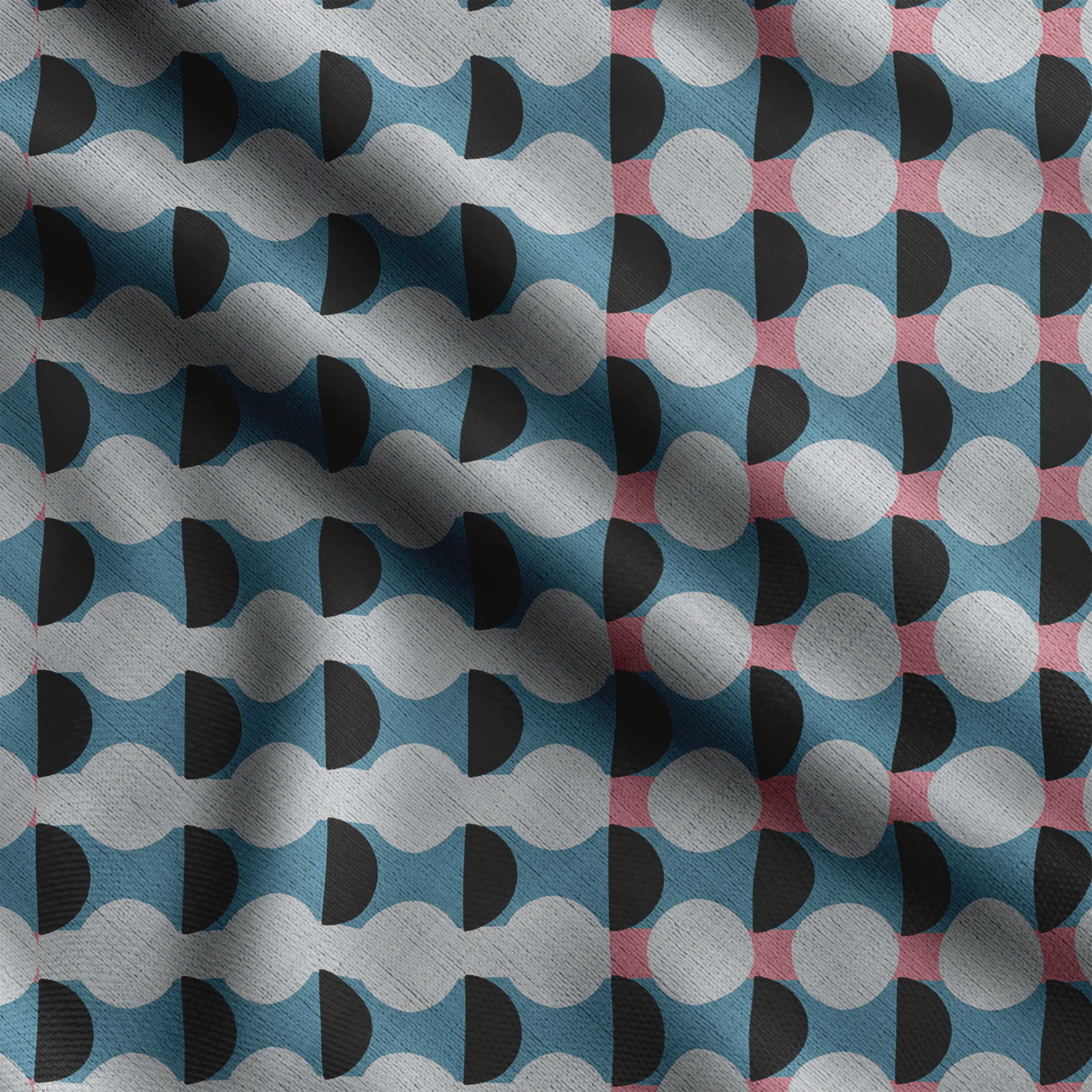 Soimoi Geometric Print,Cotton Poplin, Sewing Fabric Sold by The Yard 42 ...