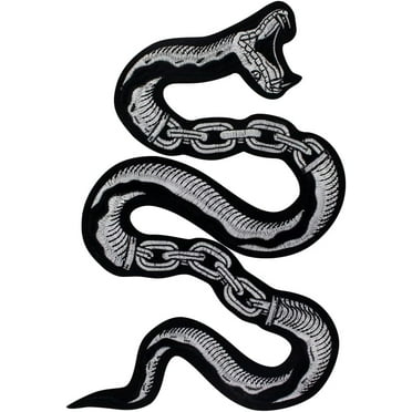Snake Patches Rhinestones Snake Pair Badges Sew on Patches Motif ...