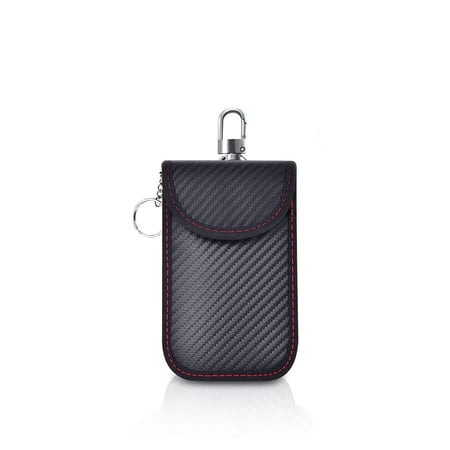 Small Faraday Pouch with Hook Securing Keyring, Signal Blocking Faraday ...