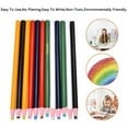 BE-TOOL 12 Pieces Colorful Drawing Crayon Sewing Marker Pens Marking ...