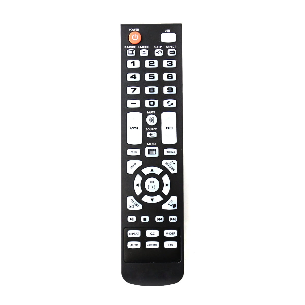 NEW Element Replacement TV Remote XHY353-3 for Element TV ELEFW195 ...