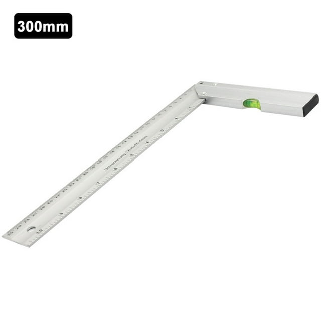 200/250/300mm Aluminum Alloy 90 Degree Right Angle Measuring Ruler ...