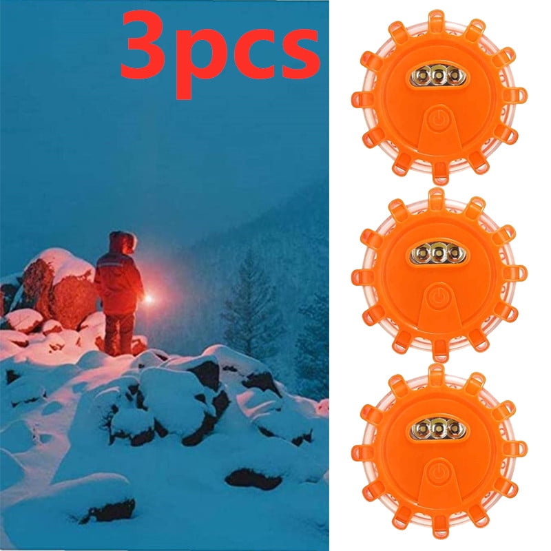1/2/3/4/6pcs LED Road Strobe Flash Emergency Warning Light,Led Road ...