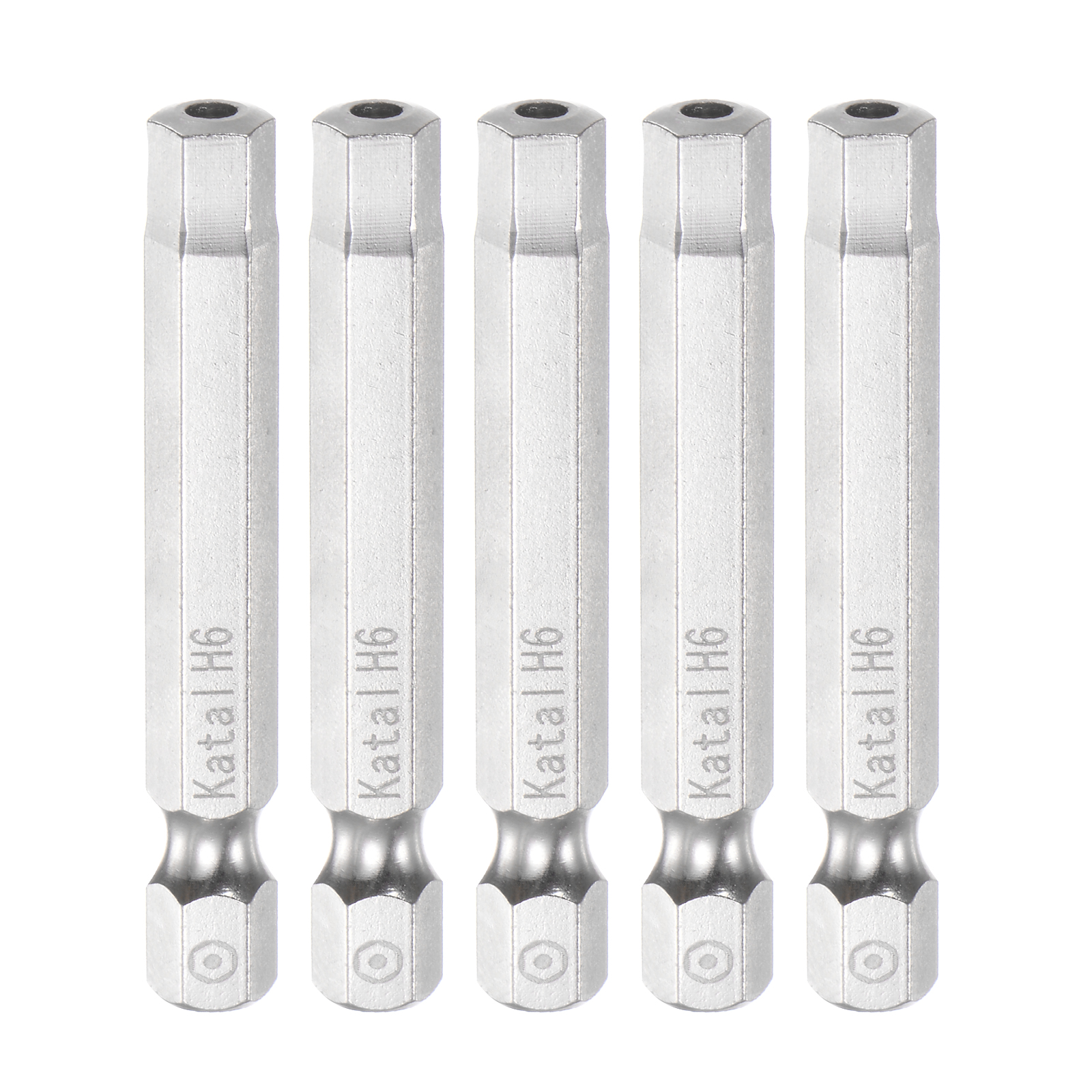 H6 Magnetic Security Hex Screwdriver Bit 1/4" Hex Shank 2" Length Screw ...