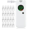 Portable Breathalyzer with LCD Display & 20 Mouthpieces - Accurate ...