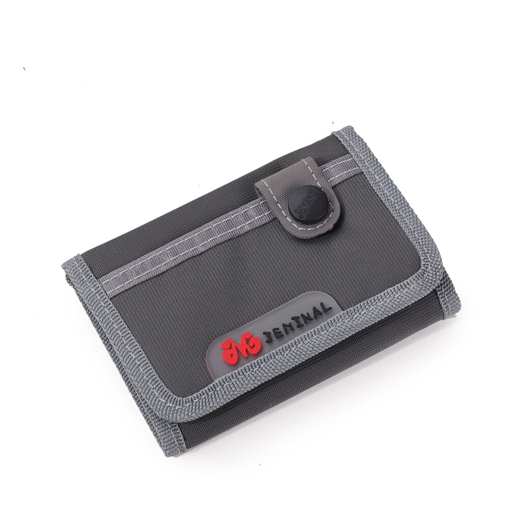 Man Wallets Purse with Coin Pocke Trifold Short Card Letters Print ...