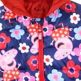 Peppa Pig Girls Floral Coat Pink Sizes 2T-6 - Walmart.com