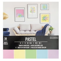 DCWV Cardstock Stack - Pastels - 12 x 12 inches - 58 sheets - Walmart.com