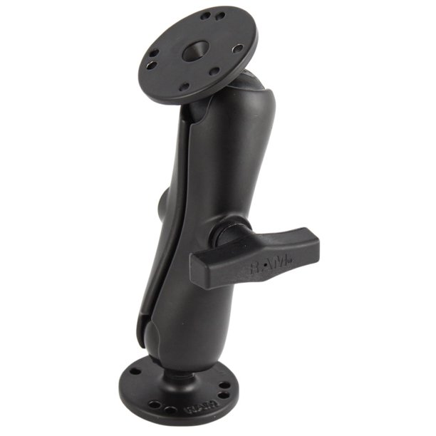 RAM MOUNT DOUBLE SOCKET ARM W/ 2/2.5" ROUND BASES 1.5" BALL - Walmart.com
