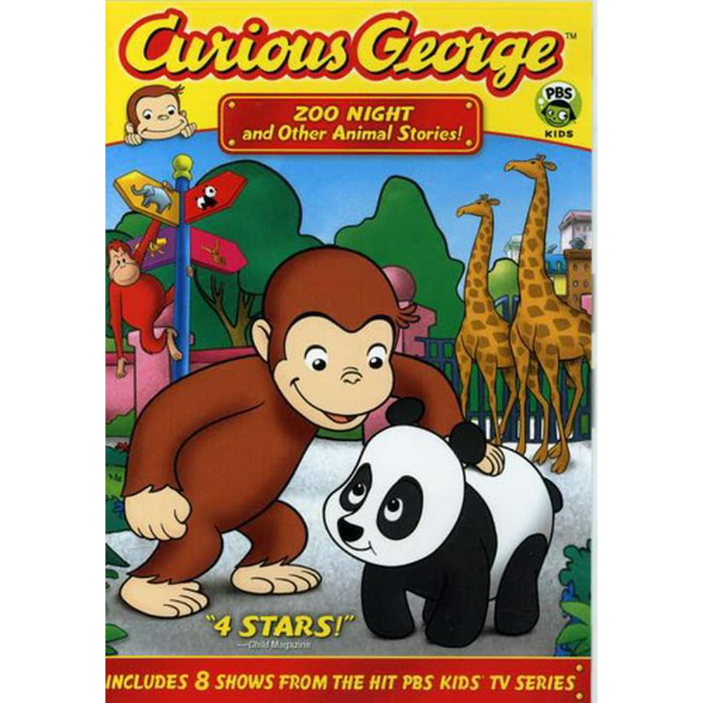 Curious George: Zoo Night and Other Animal Stories! (DVD) - Walmart.com ...
