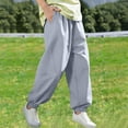 Avtoify Double Pocket Pleated High Waist Loose Trouser Summer Girls ...