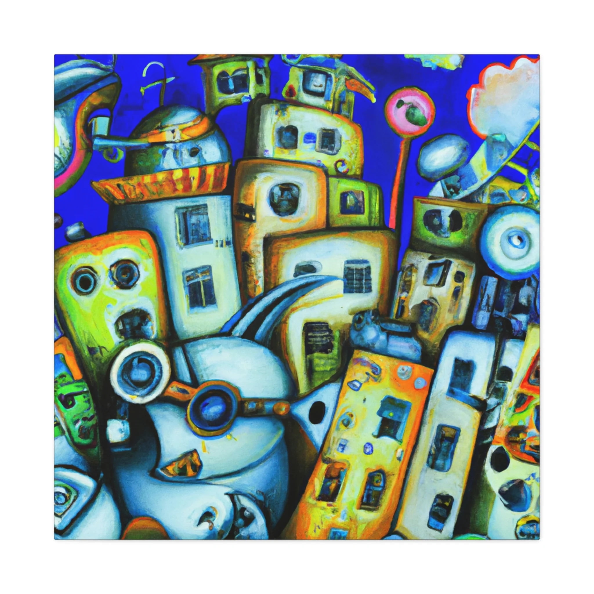 Metropolis Dreamscape - Canvas - Walmart.com