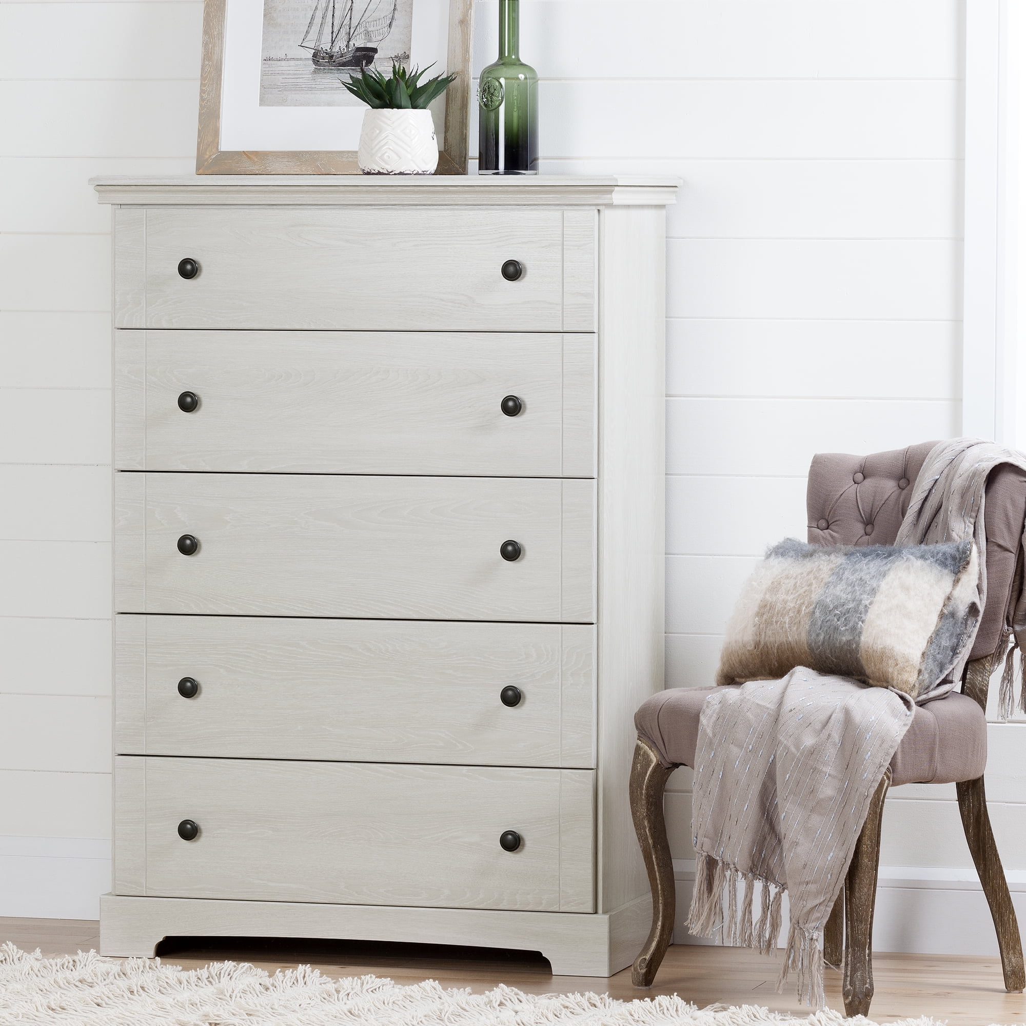 Click here for South Shore Avilla 5-Drawer Chest For Adult  In Wi... prices
